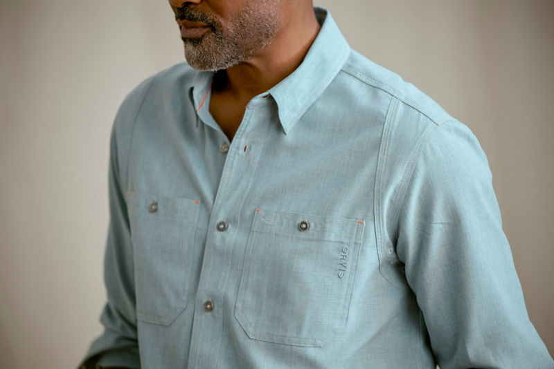 Men's Tech Chambray Long-Sleeve Work Shirt | Orvis