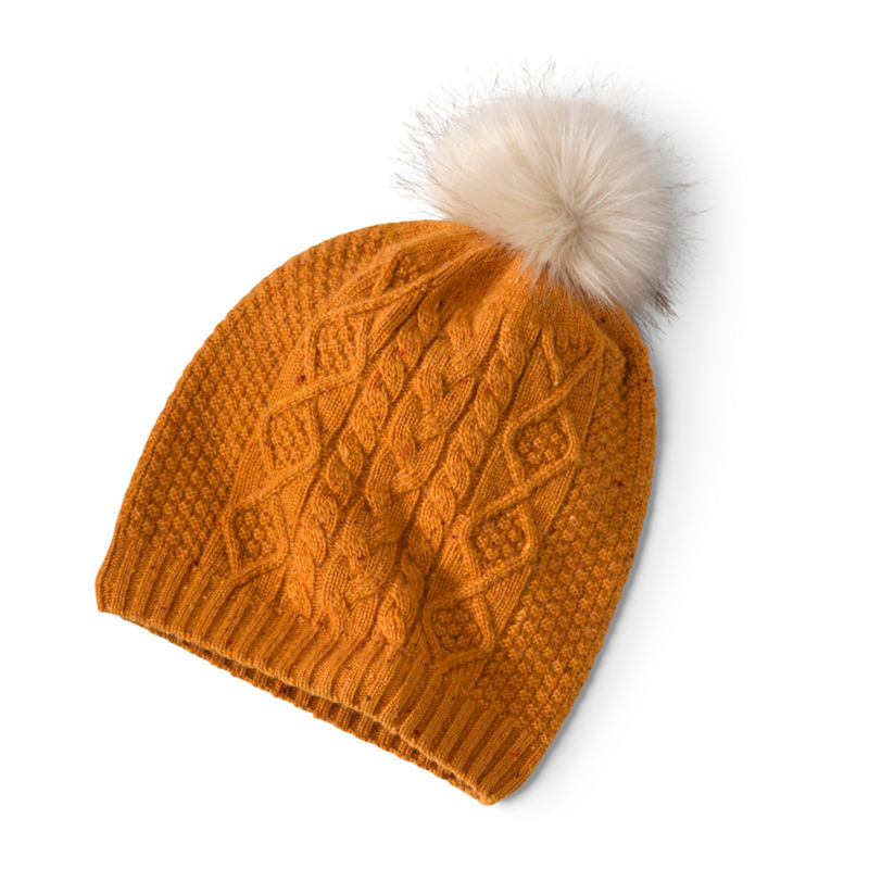 Donegal Wool Cable Pompom Hat | Orvis