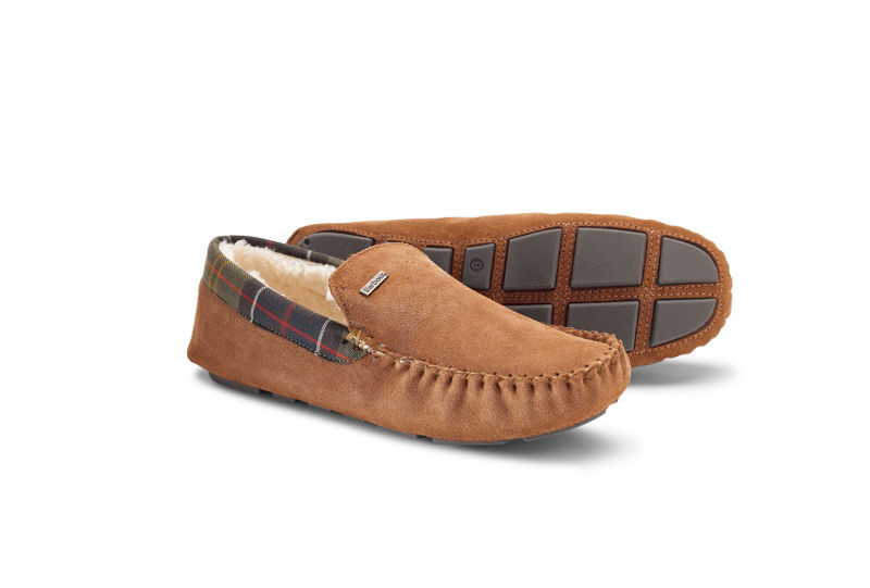 Barbour® Monty Suede Slippers | Orvis