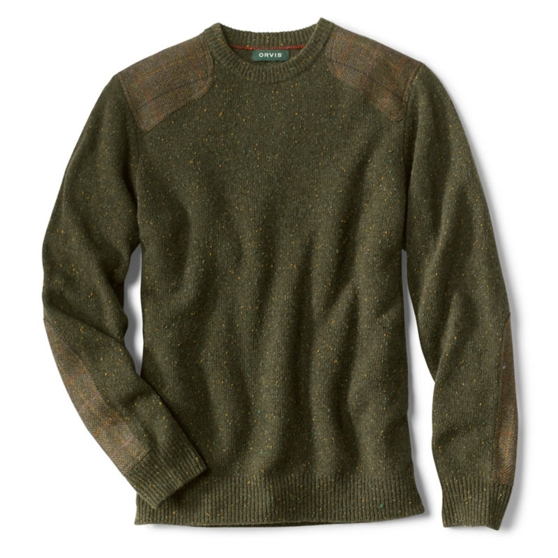 Tweed Lambswool Crewneck Sweater | Orvis