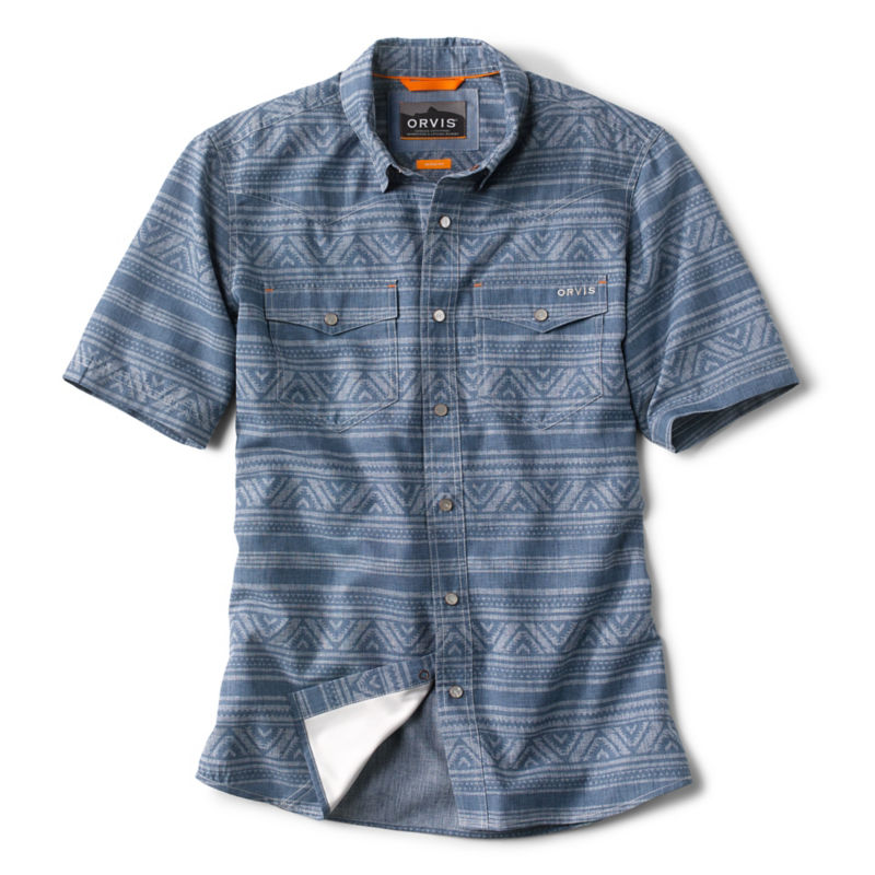 Tech Chambray Western Printed Short-Sleeved Shirt | Orvis