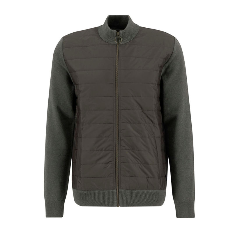 Barbour® Essential Carn Baffle Zip-Through Sweater | Orvis