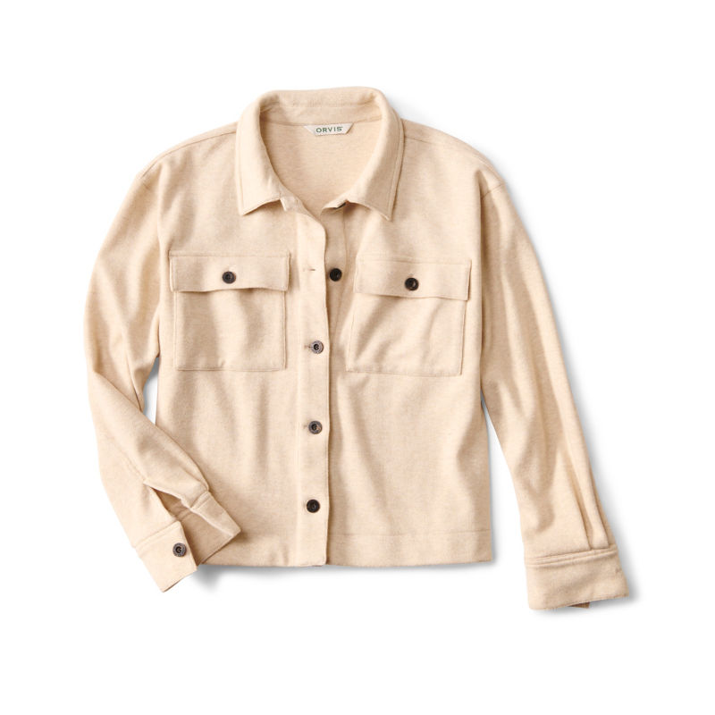 Snowy River Brushed Knit Shirt Jacket | Orvis