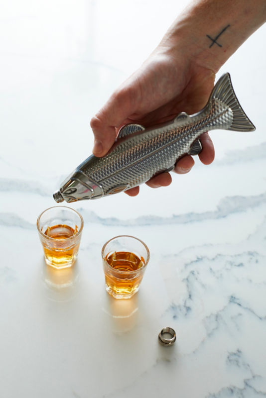 Gentlemen's Hardware Fish Flask | Orvis